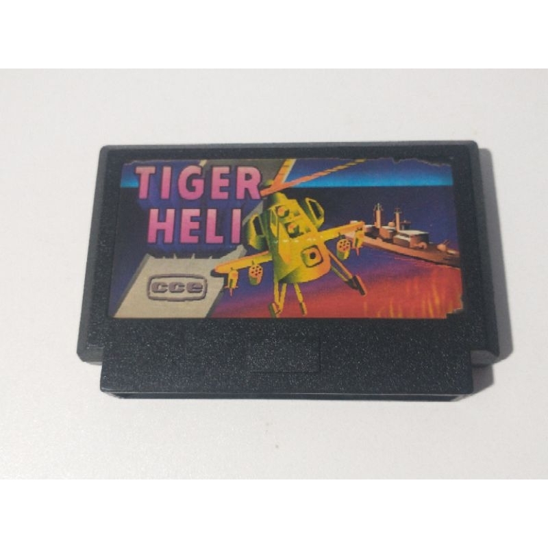 Cartucho 60 pinos padrão Nintendinho CCE - Tiger Heli | Shopee Brasil
