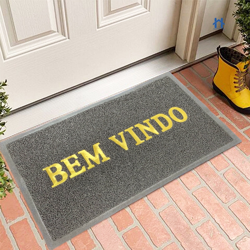 Tapete Pvc Capacho Bem Vindo Emborrachado Antiderrapante para PortaBela ...