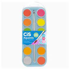 AQUARELA CIS CANDY C/12CORES E 1PINCEL. | Shopee Brasil