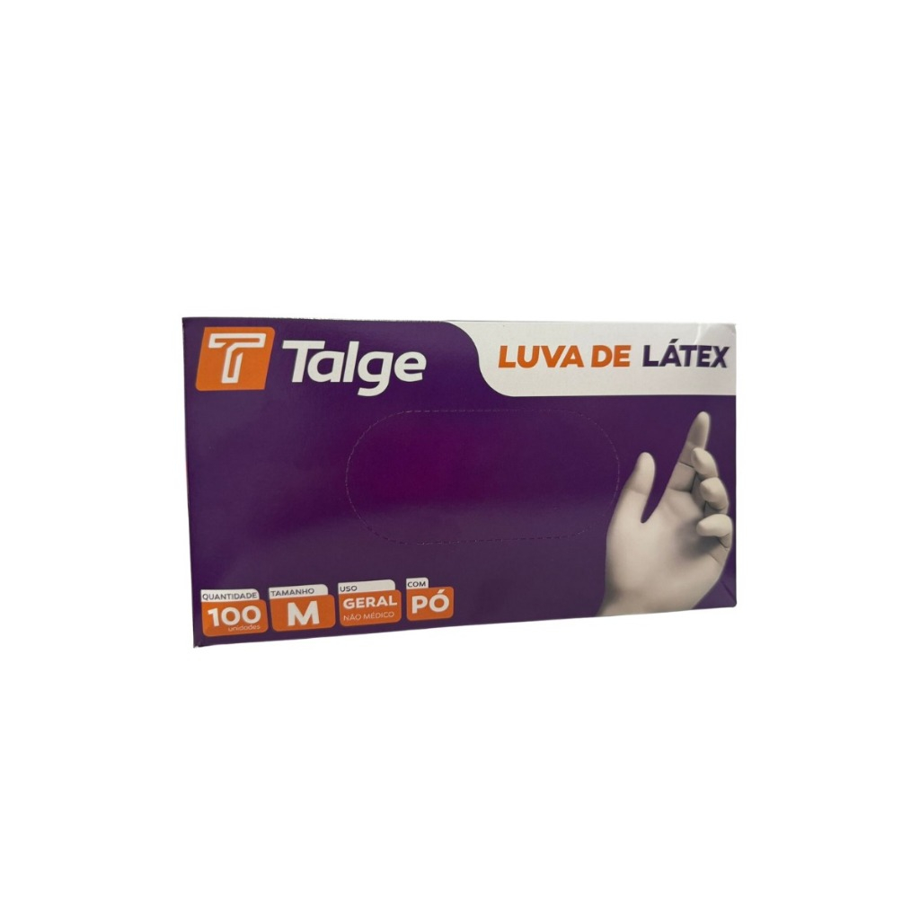 Luva de Procedimento latex Cirurgico TALGE | Shopee Brasil