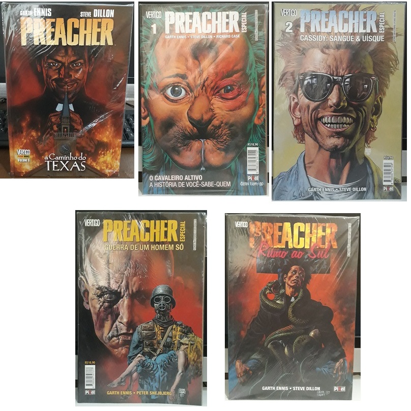 Combo Preacher (5 edições especiais avulsas) - HQ / Quadrinhos / Panini ...