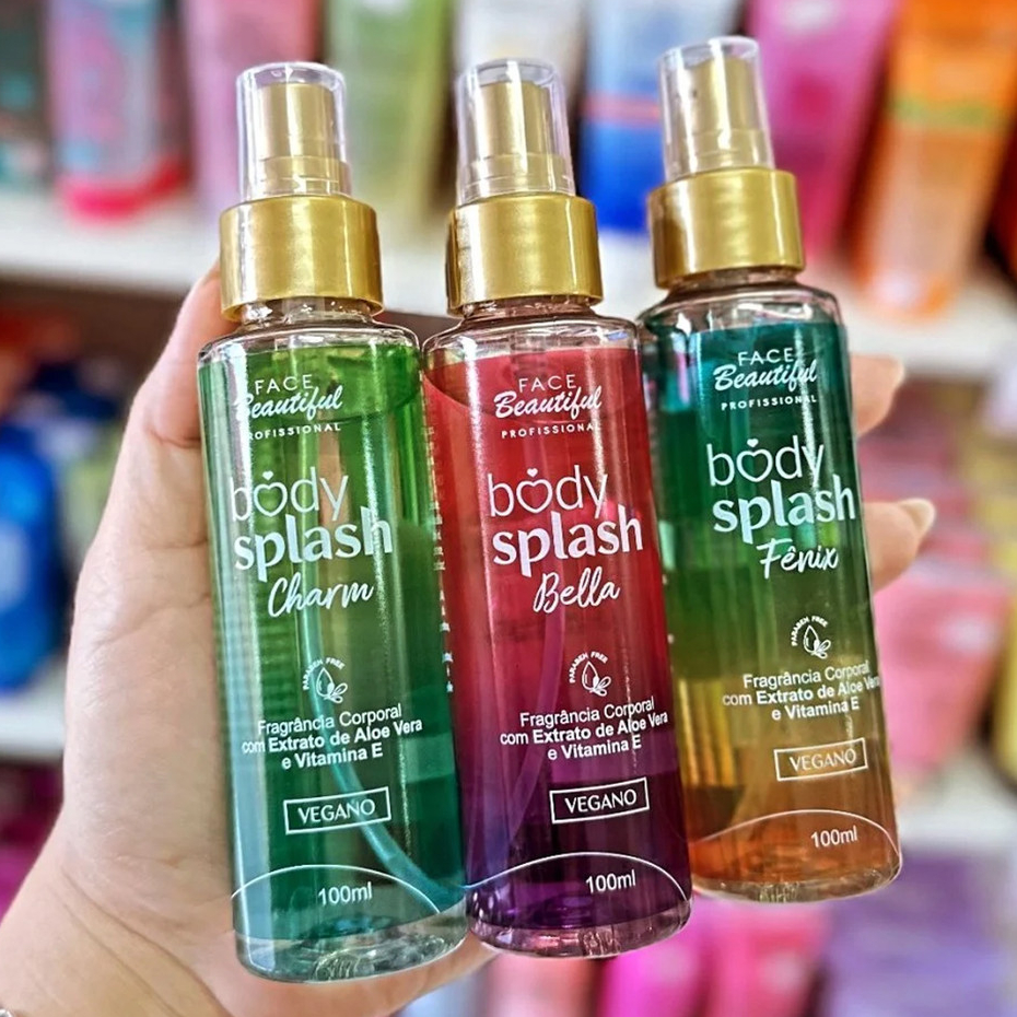 Kit 6 Body Splash - Linha Face Beautiful - Lançamento | Shopee Brasil