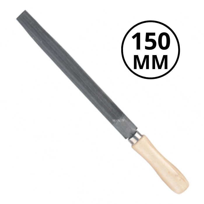 Lima Meia Cana Bastarda 6 Polegadas 150mm com Cabo de Madeira - MTX | Shopee Brasil
