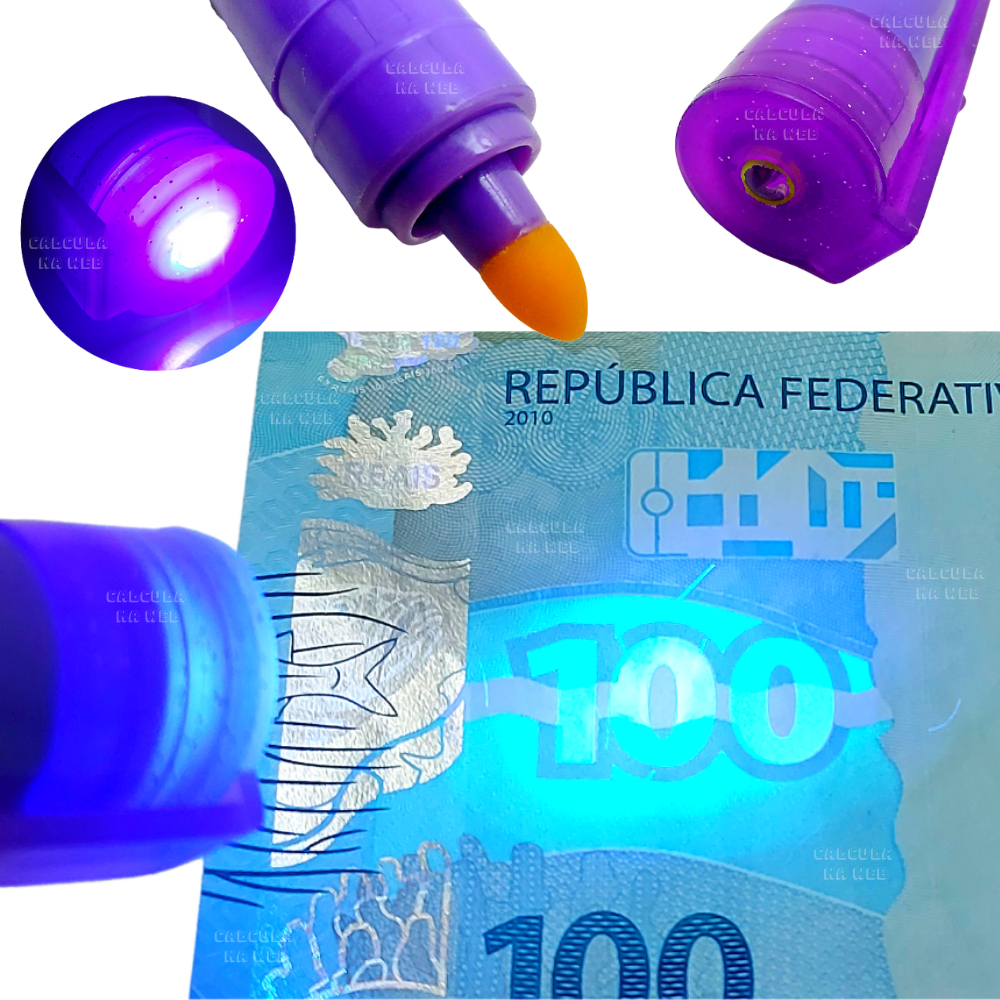 Caneta Testadora de Dinheiro E Marcadora De Nota Falsa | Shopee Brasil