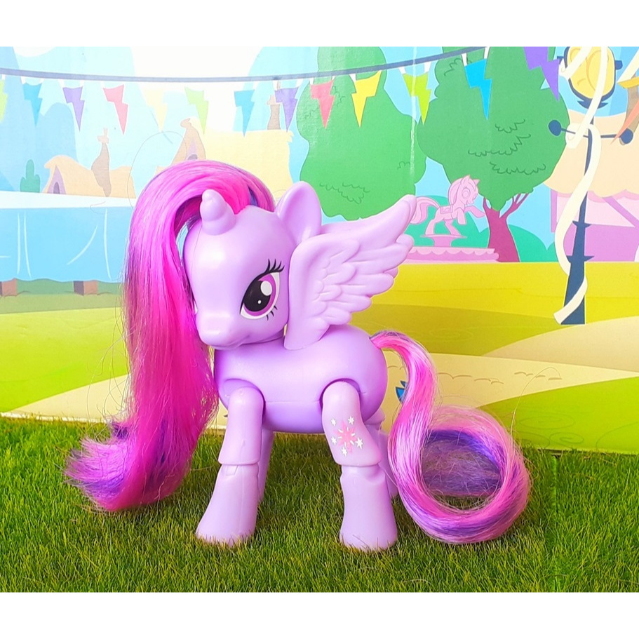 Boneca My little pony - Twilight Sparkle -8cm- Articulada - Original | Shopee Brasil