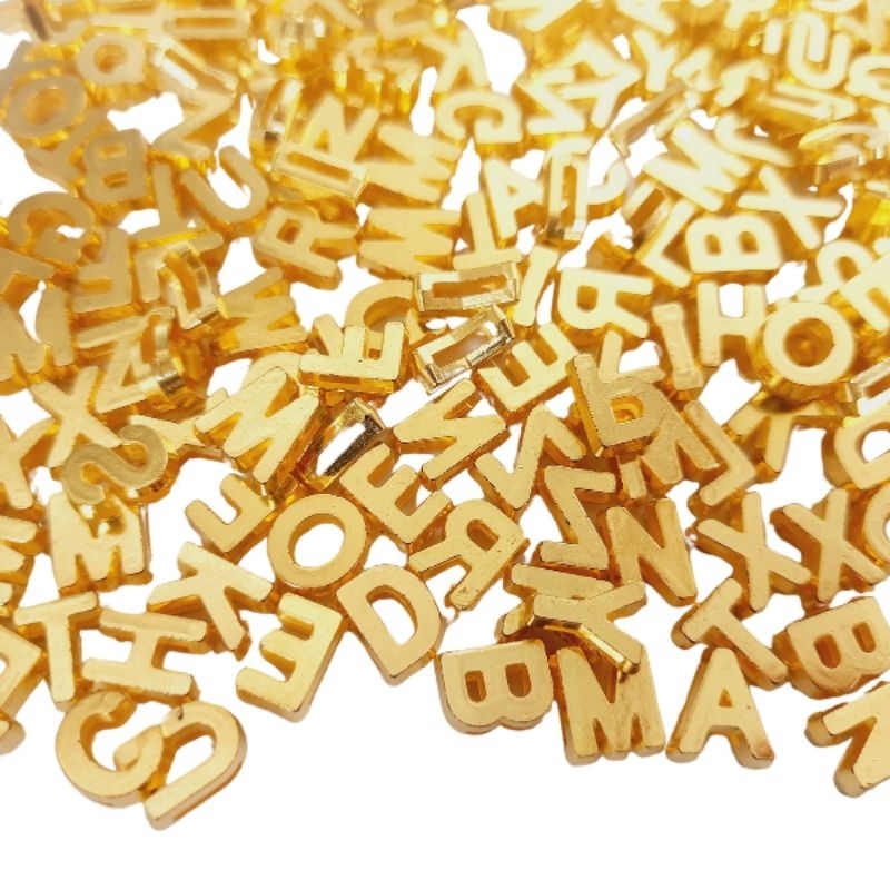 Entremeio passante letras 12mm para bijuterias artesanatos decorar ...