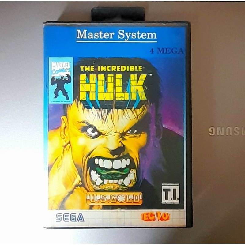 cartucho fita masters system the incredible hulk original completo ...