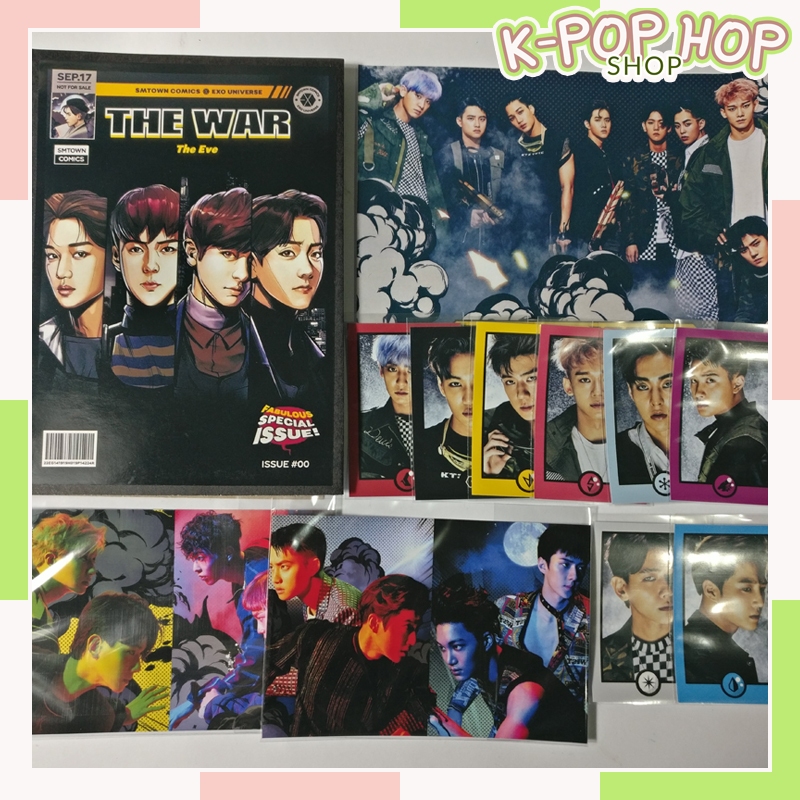 EXO - POWER - THE WAR - COMIC EM INGLÊS - QUADRINHO - K-POP - KPOP ...