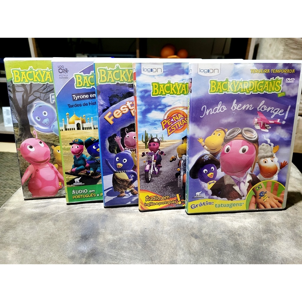 KIT 5 DVDS BACKYARDIGANS ORIGINAL POSSUI RISCOS USADO ANTIGO | Shopee ...
