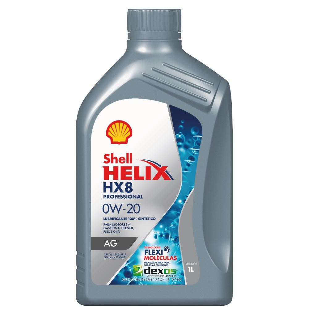 Oleo Shell helix HX8 professional 0w20 Sintético 1lt | Shopee Brasil