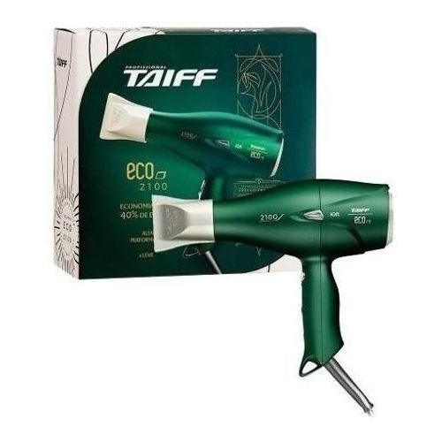 Secador Cabelo Prof Taiff Eco Verde 127v 2100w | Shopee Brasil