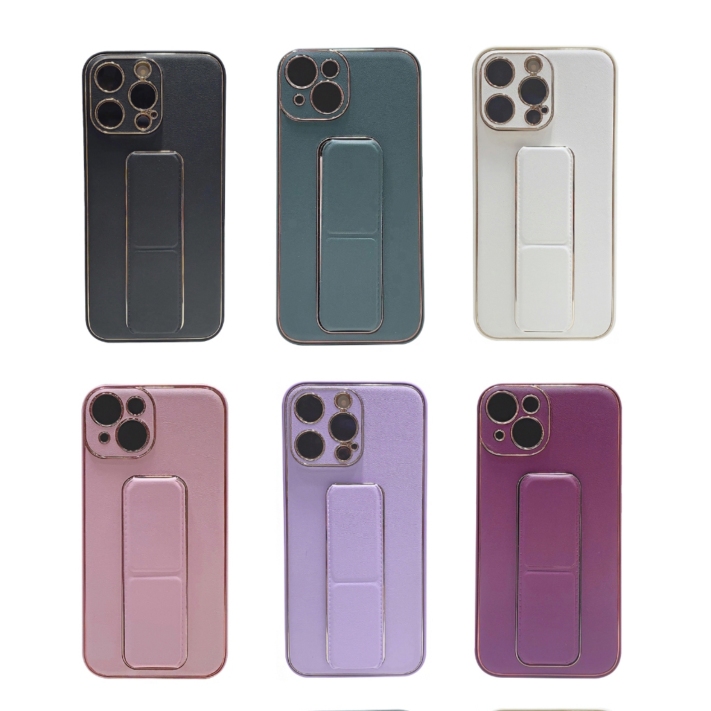 Capas De Celular De Silicone Com Suporte Dobrável Estojo Com Alça De ...