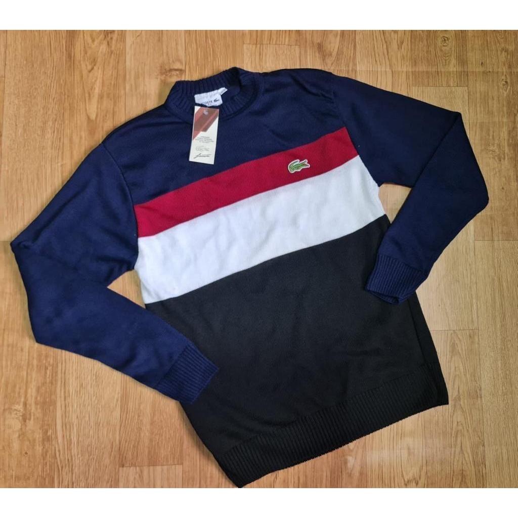 Sueter Masculino Lacoste Marinho Moletom - ENVIO IMEDIATO | Shopee Brasil