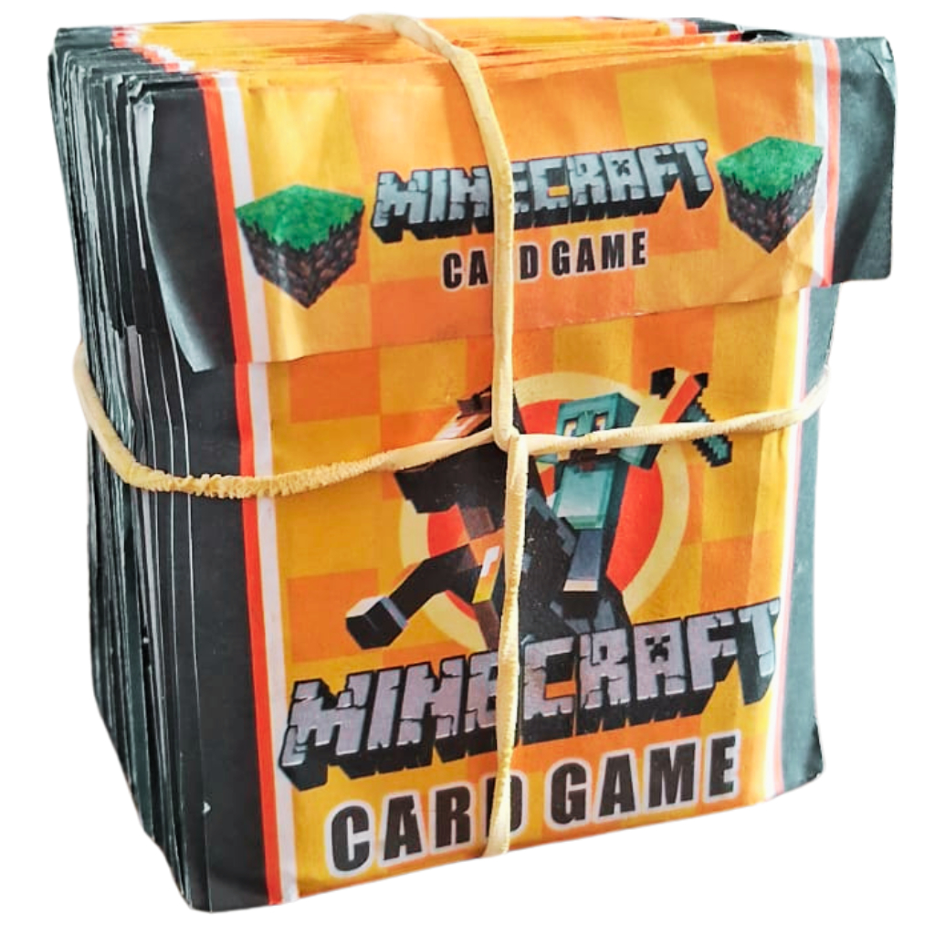 Kit 200 Cards Premium MINECRAFT / 50 Pacotinhos MINECRAFT | Shopee Brasil