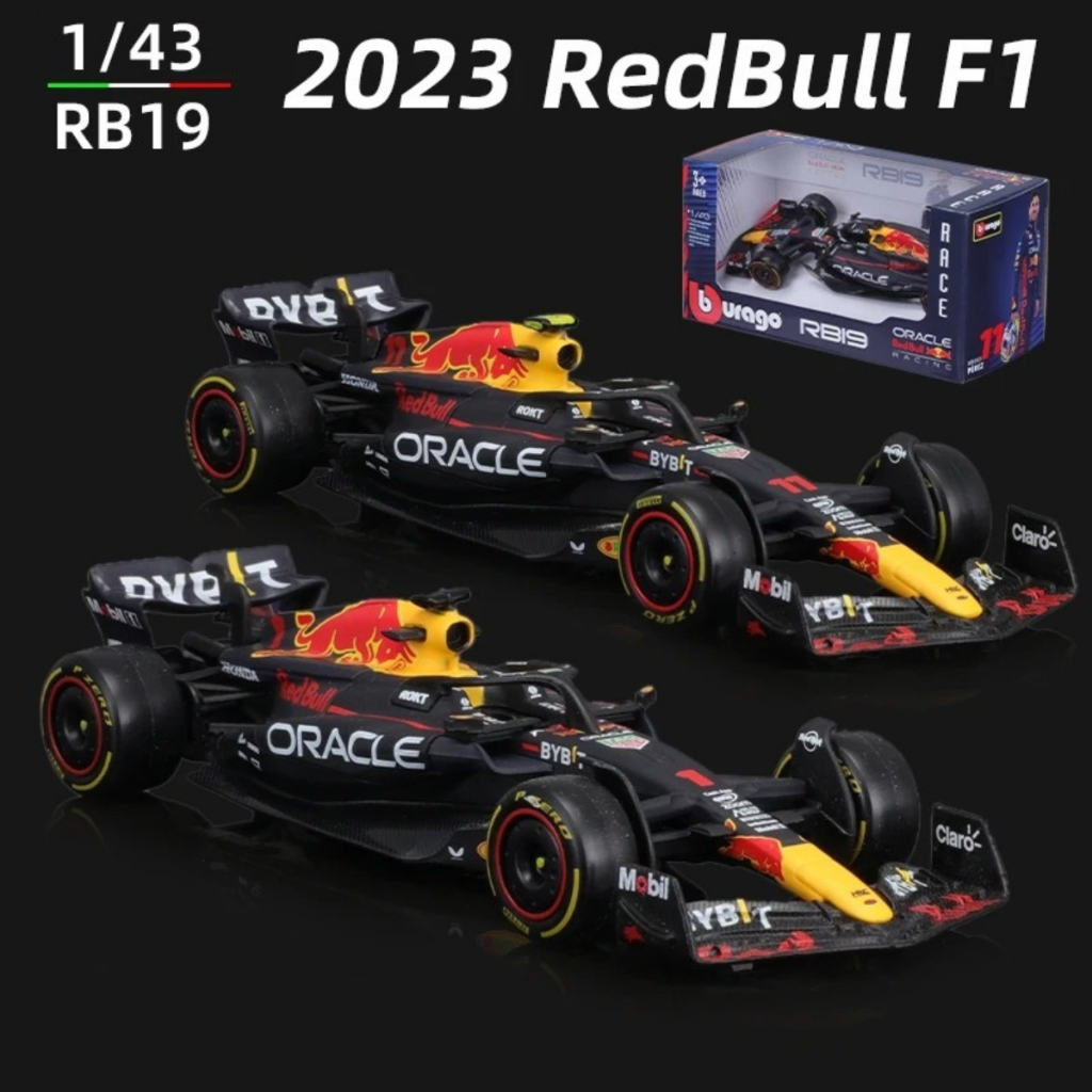 Miniatura Fórmula 1 RedBull Red Bull 1/43 Max Verstappen Sergio Perez ...