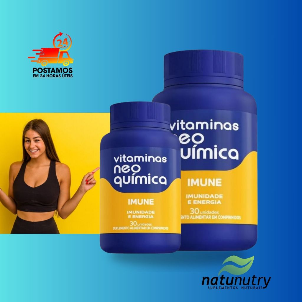 VITAMINA IMUNE NEOQUIMICA - IMUNIDADE E ENERGIA - 60CAPS | Shopee Brasil