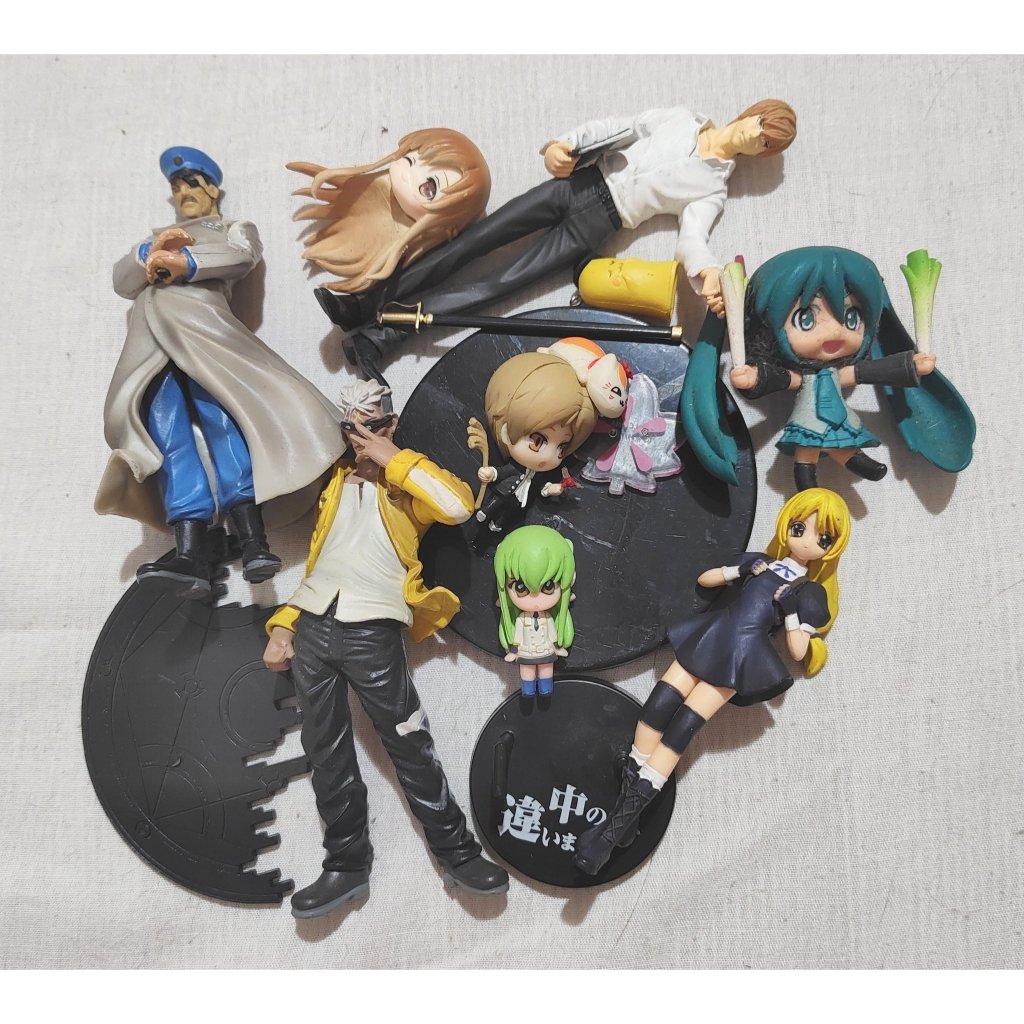 Lote Figures de Anime e Games - Death Note, Vocaloid, FullMetal ...