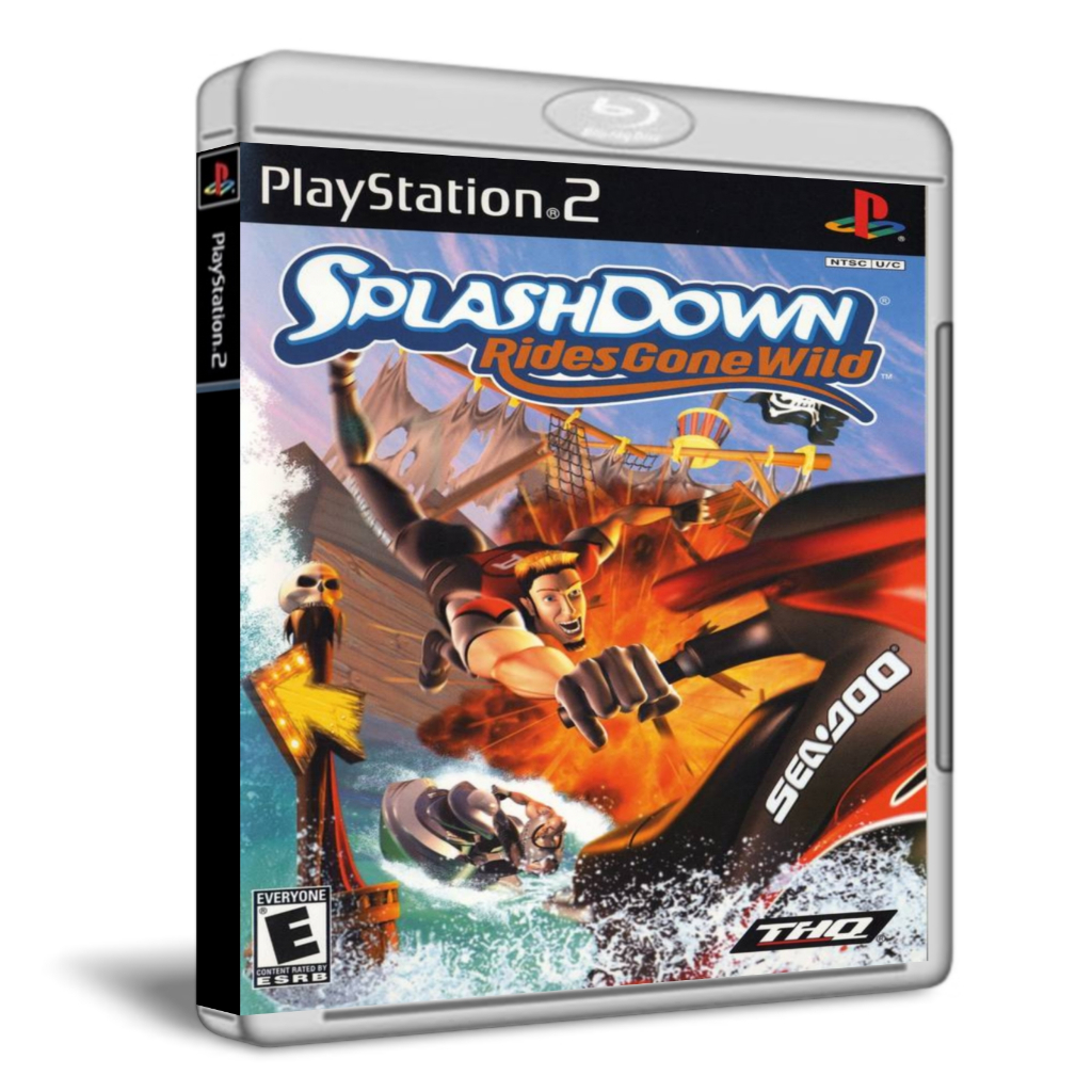 Splashdown Rides Gone Wild --> Jogo em DVD - - PLAYSTATION 2 -- NTSC - DVD | Shopee Brasil
