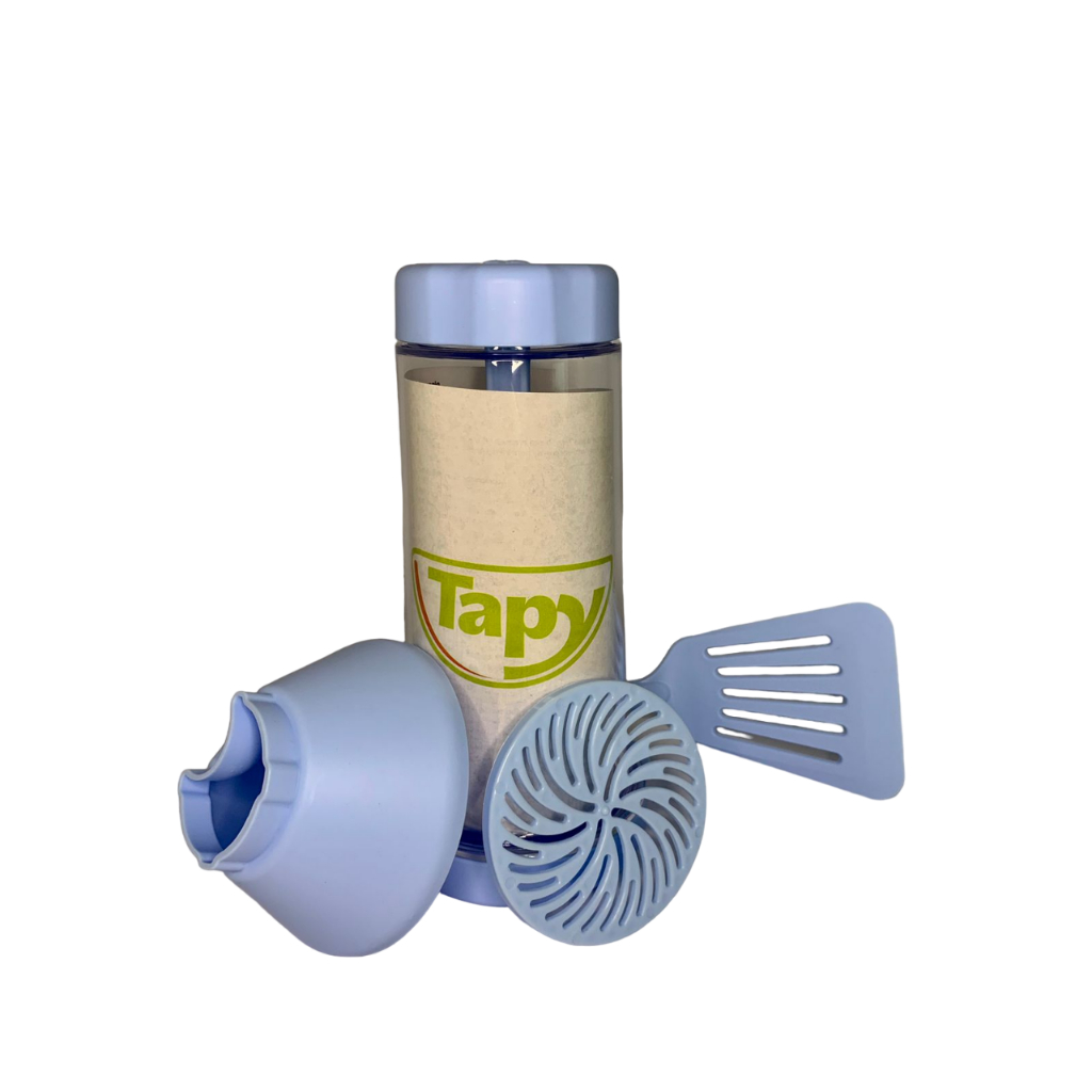 Tapioqueira Tapy + Espátula - Azul Sky Armazena Tapioca | Shopee Brasil
