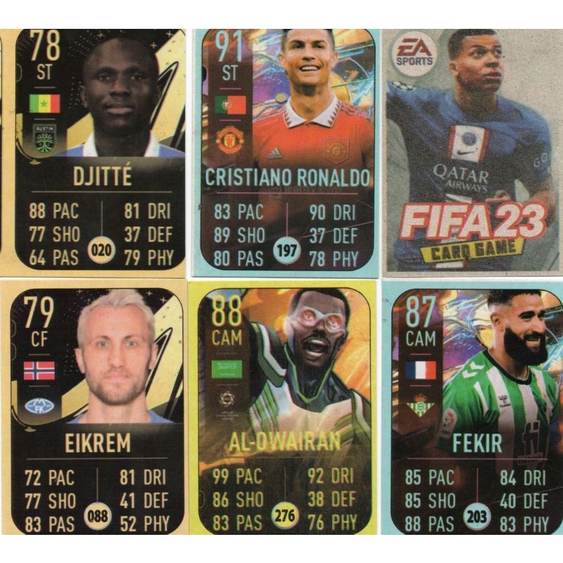 Kit 200 Card Game FIFA 23 São 50 Pacotinhos Com 4 Cartinhas em Cada ...