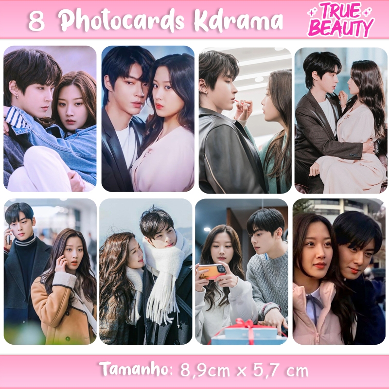KDRAMA TRUE BEAUTY/ 8 CARDS / beleza verdadeira, cha eun woo, hwang in yeop, oppa, coreia ...