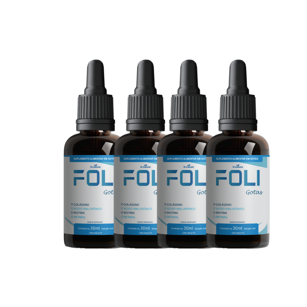4 FOLI GOTAS ORIGINAL SUPER POTENTE | Shopee Brasil