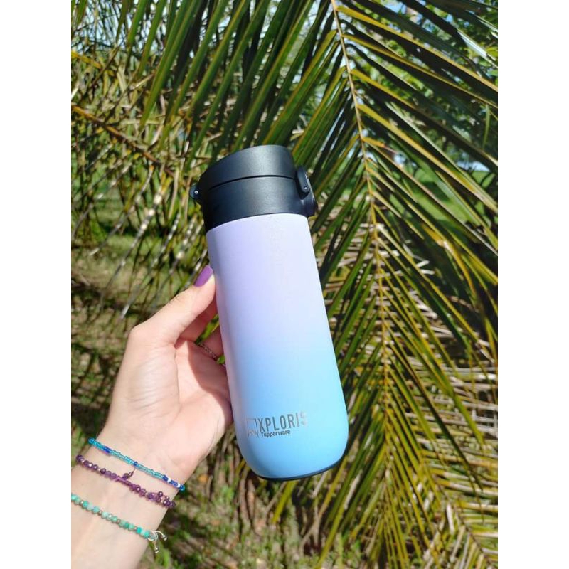 Garrafa térmica Xploris 450ml Tupperware. | Shopee Brasil