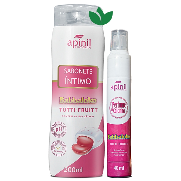 KIT 2 Unidades BABBALOKO TUTTI-FRUITT APINIL ( Sabonete Íntimo ...