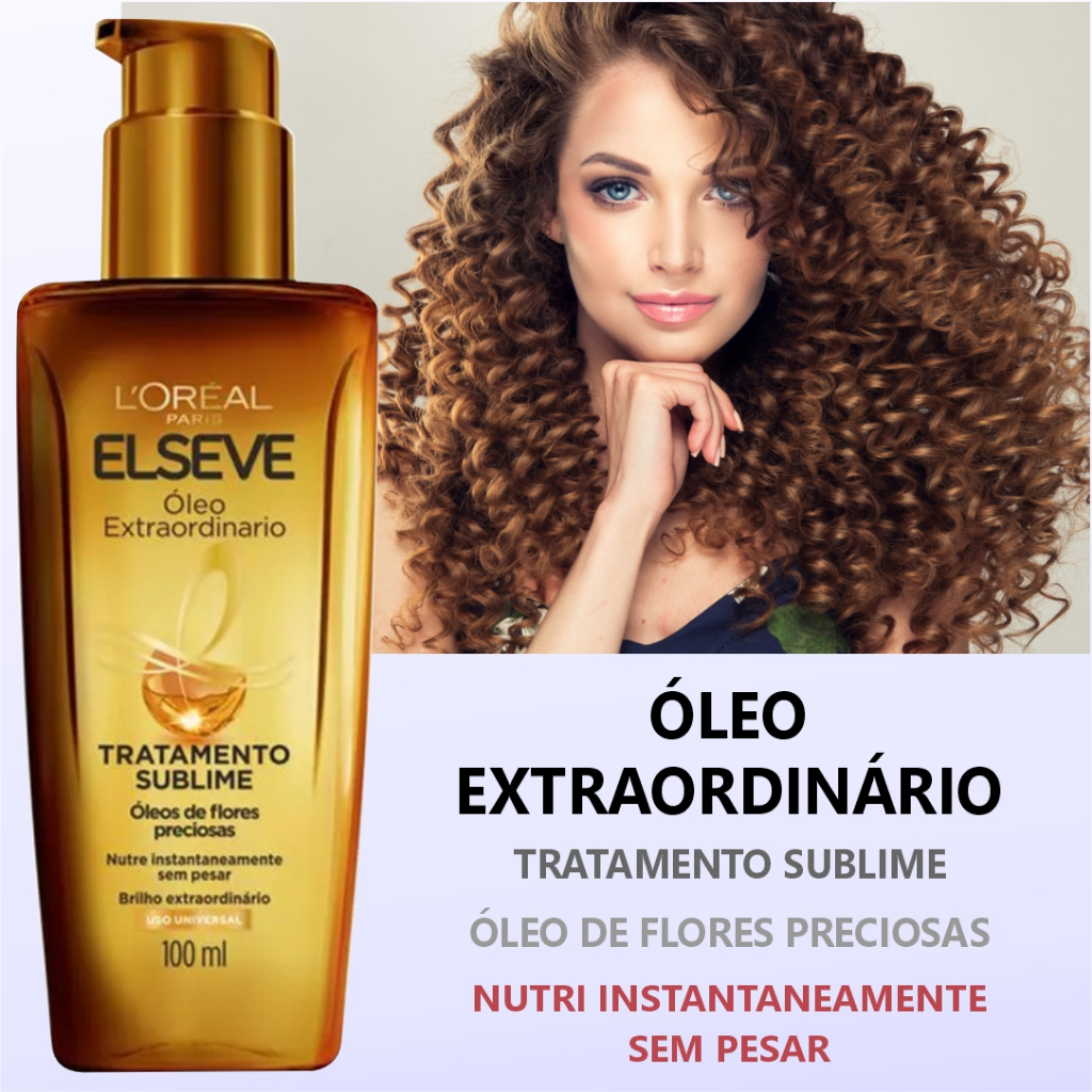 Oleo Capilar L'Oréal Elseve Tratamento Extraordinário Cachos 100ml ...