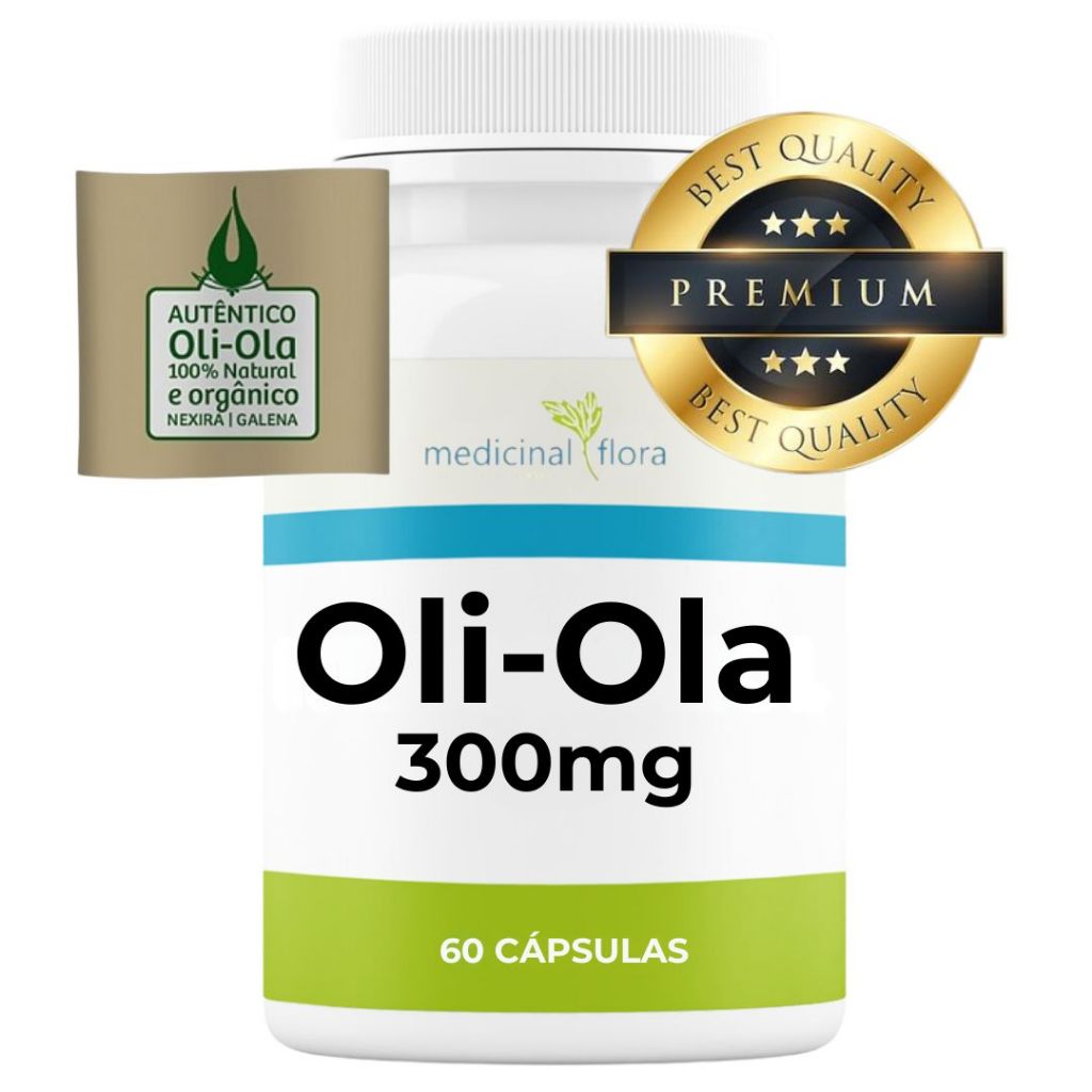 Oli Ola 300mg - 60 Cápsulas - Com Selo de Autenticidade - Peeling ...