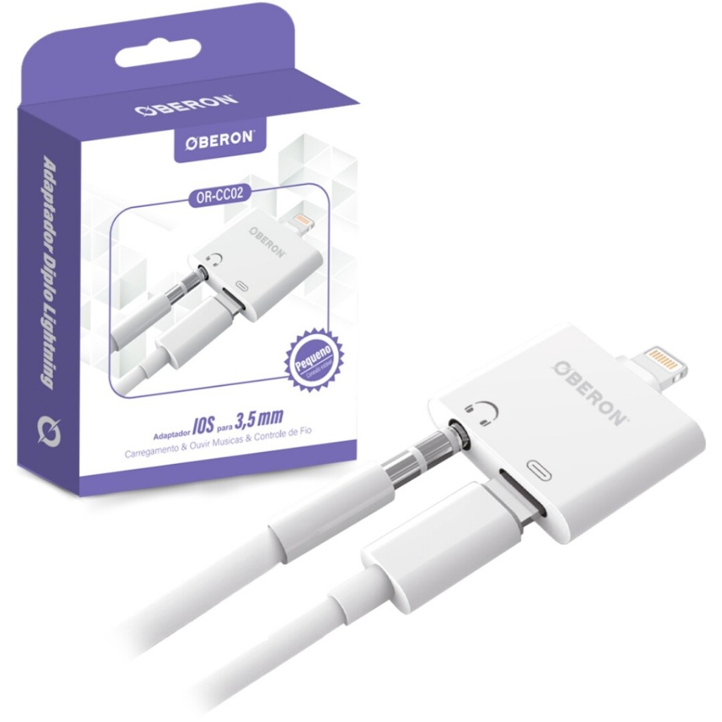 Adaptador Lightning P2 Fone e Carregador 2 em 1 | Shopee Brasil