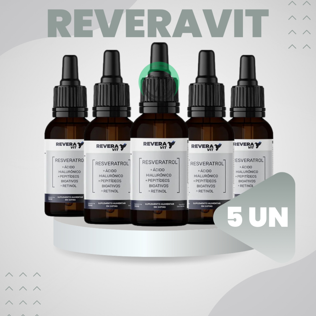 Kit 5 ReveraVit Original 30ML | Shopee Brasil