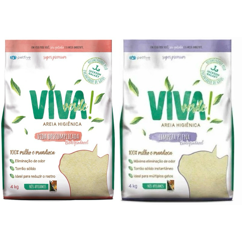Areia Viva Verde Super Premium - Vida Descomplica 4KG | Shopee Brasil