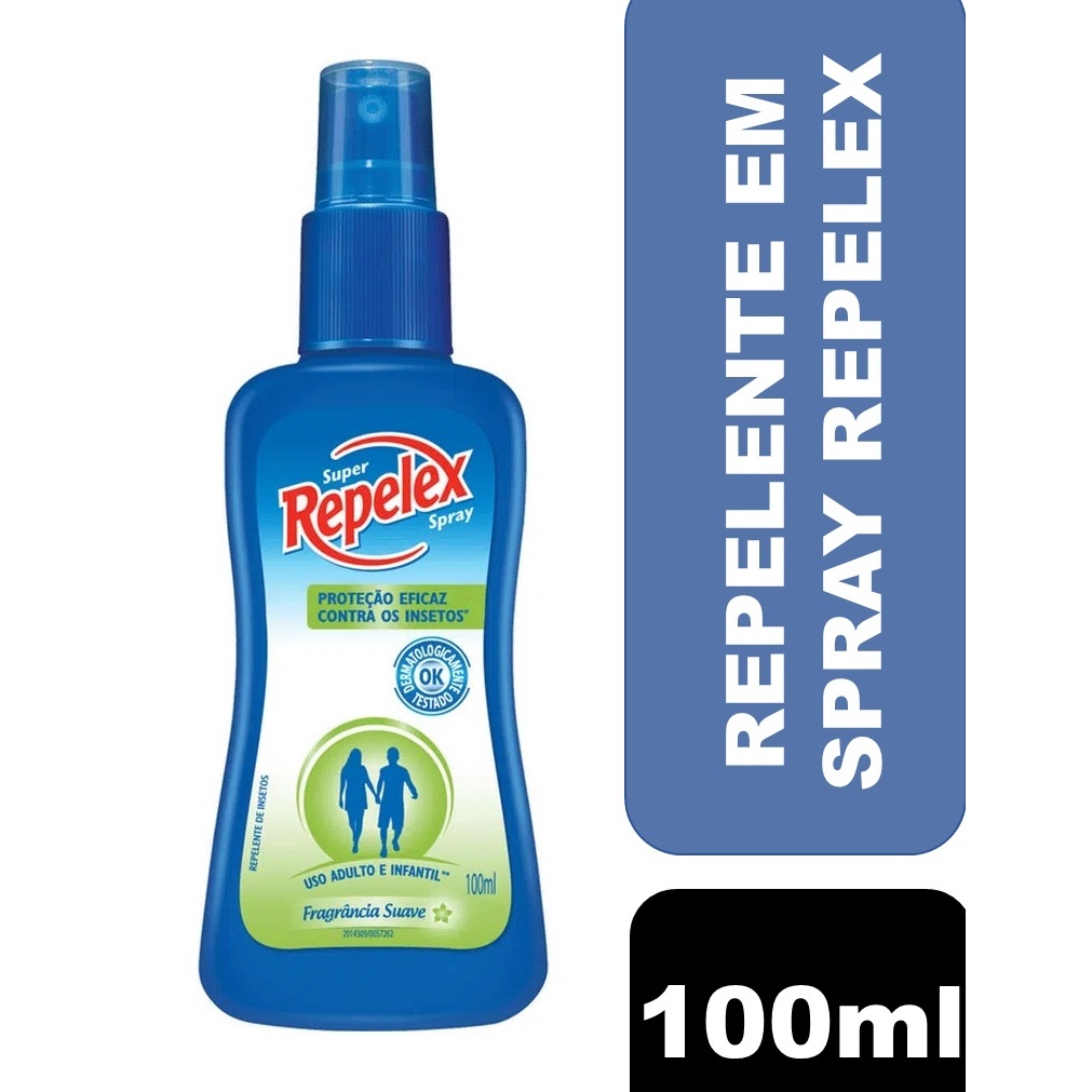 Repelente Repelex Family Care Spray 100ml | Shopee Brasil