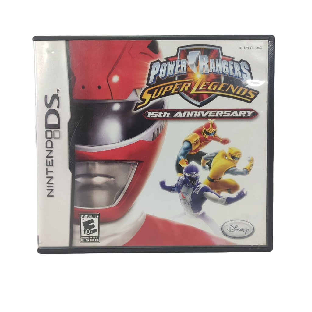Jogo Power Rangers Super Legends 15th Anniversary Ds Usa Original ...