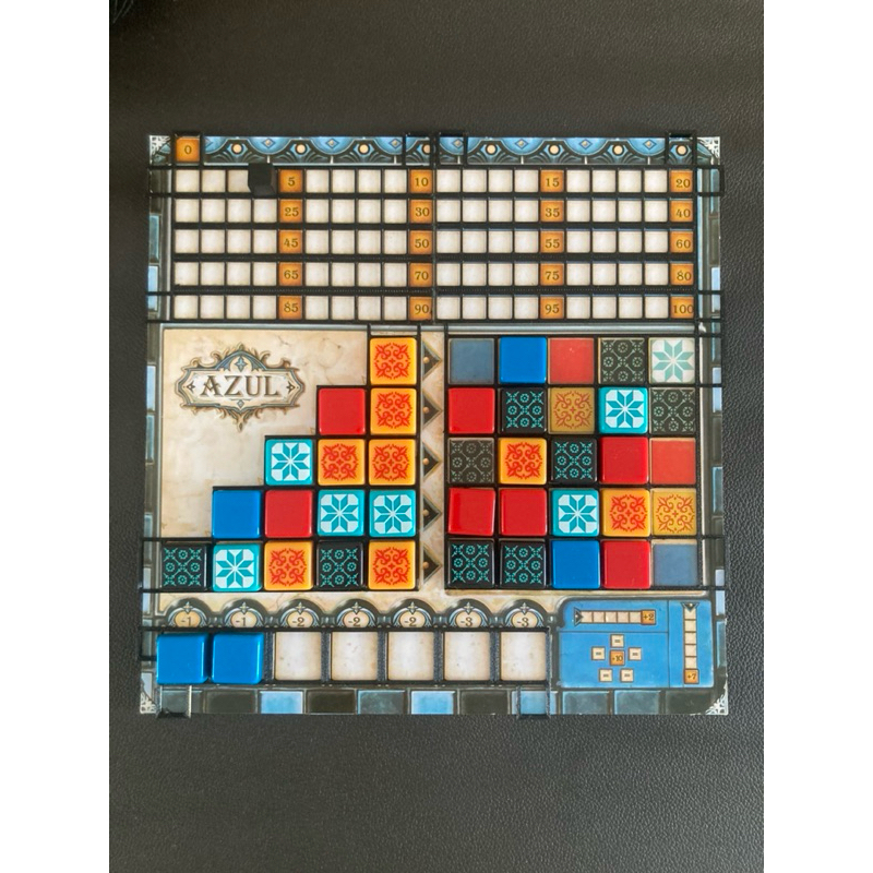 Azul - Jogo de tabuleiro - Board game - Organizador de azulejos ...