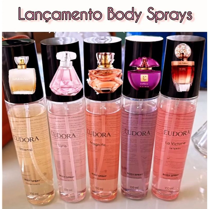 BODY SPLASH BODY SPRAY EUDORA PERFUME LA VICTORIE INDULGENT | Shopee Brasil