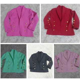 BLAZER CASACO ROUPA MENINA INFANTIL SEM BUTÃO | Shopee Brasil