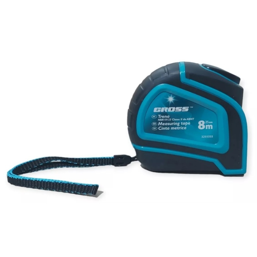 Trena Profissional Industrial 8 Metros Gross Emborrachada | Shopee Brasil