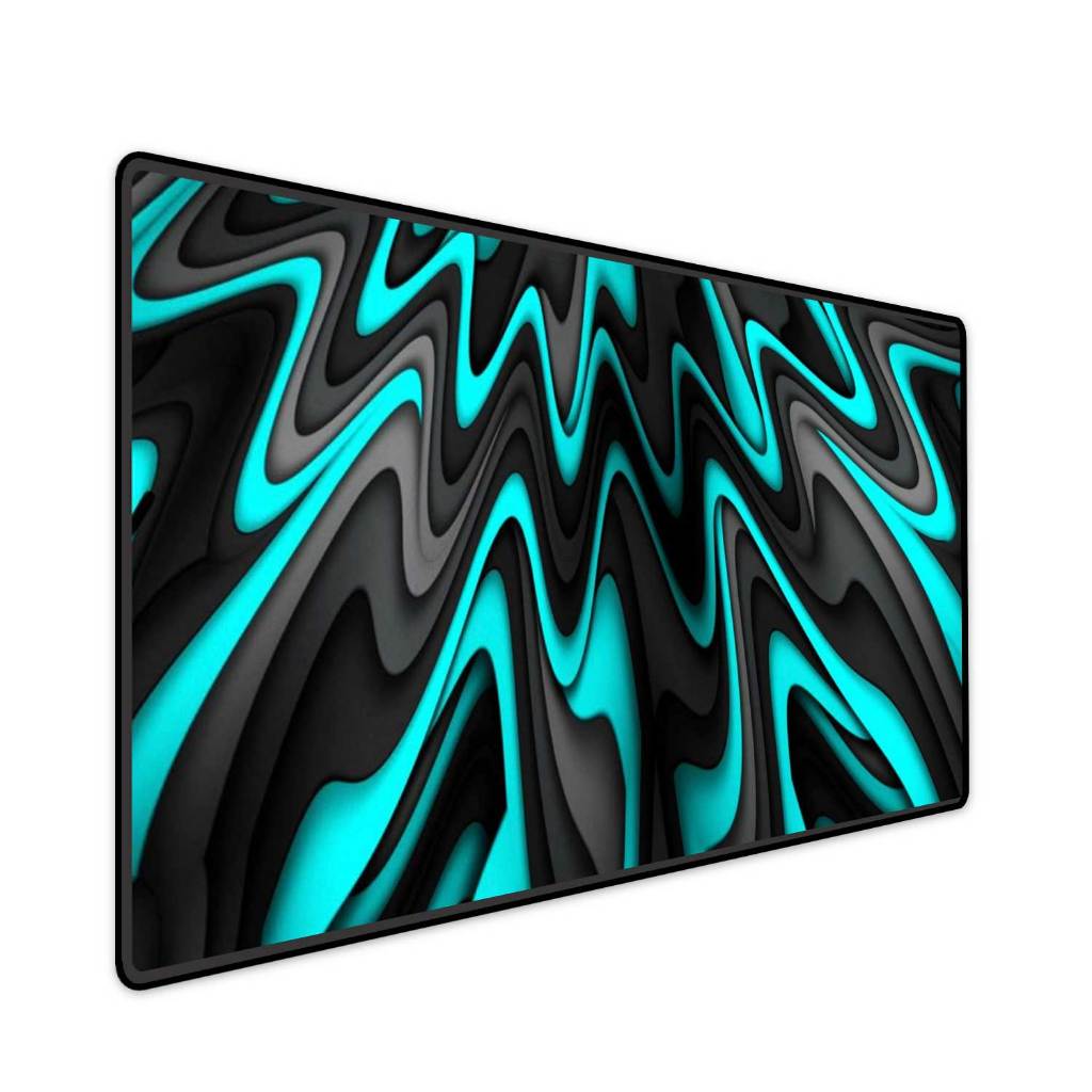 Mouse Pad Gamer Speed Extra Grande 70x35 Aquarela Melting Blue | Shopee ...