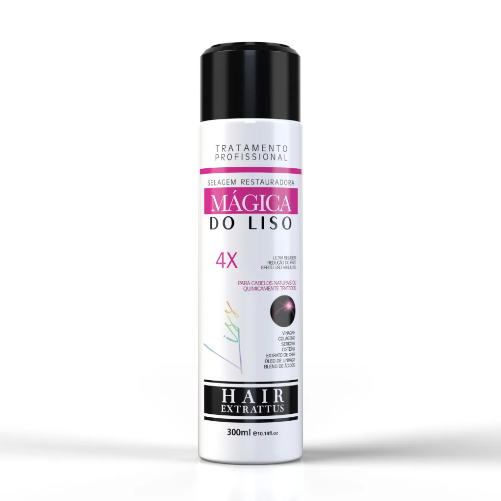 Selagem Reconstrutora Mágica do Liso Hair Extratus 300ml | Shopee Brasil
