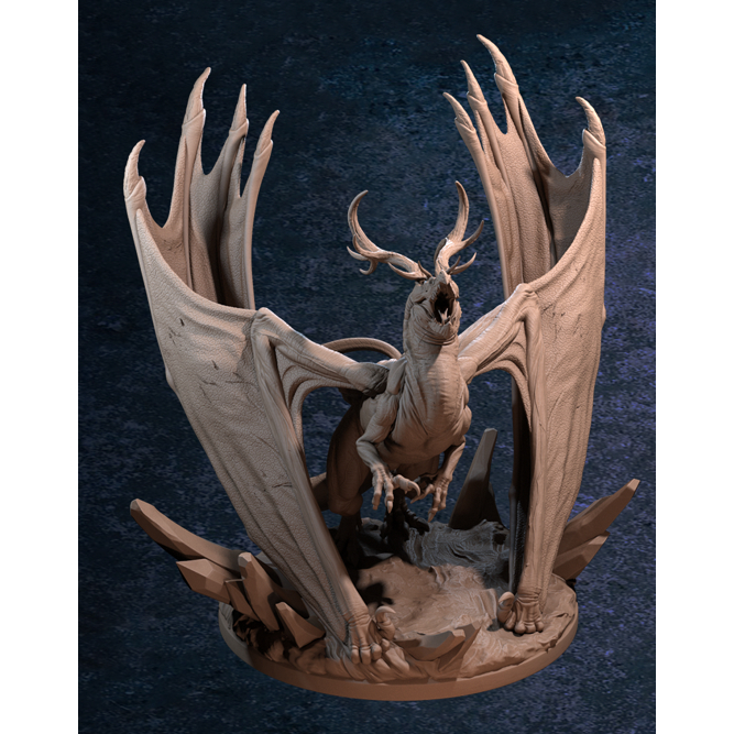 Miniatura para RPG ou Coleção – Ice Dragon – Dragon Trappers | Shopee ...