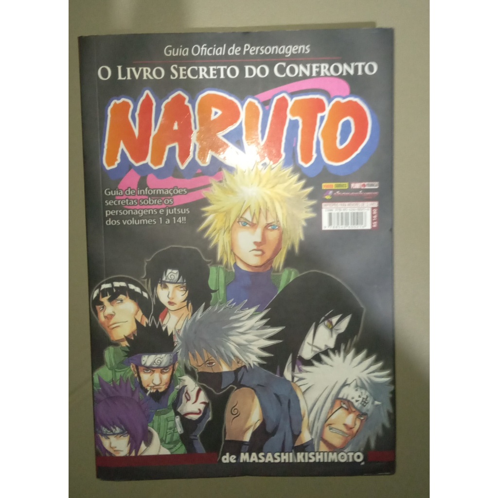 Naruto: Guia Oficial de Personagens - O Livro Secreto do Confronto | Shopee Brasil