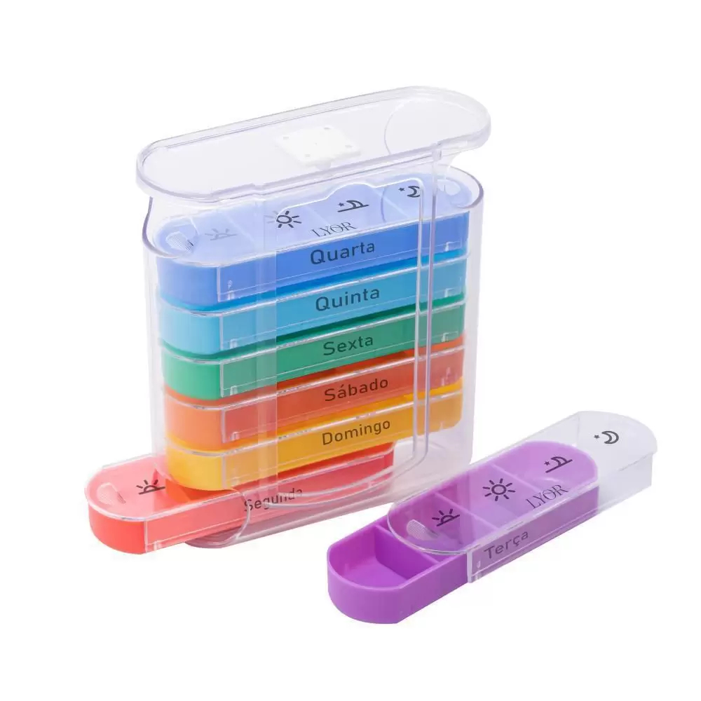 Porta Remédio Comprimido Cápsulas Smart Medicamento Estojo | Shopee Brasil