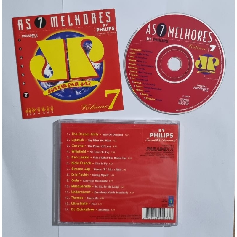 CD As 7 Melhores - Jovem Pan - Vol. 7 | Shopee Brasil