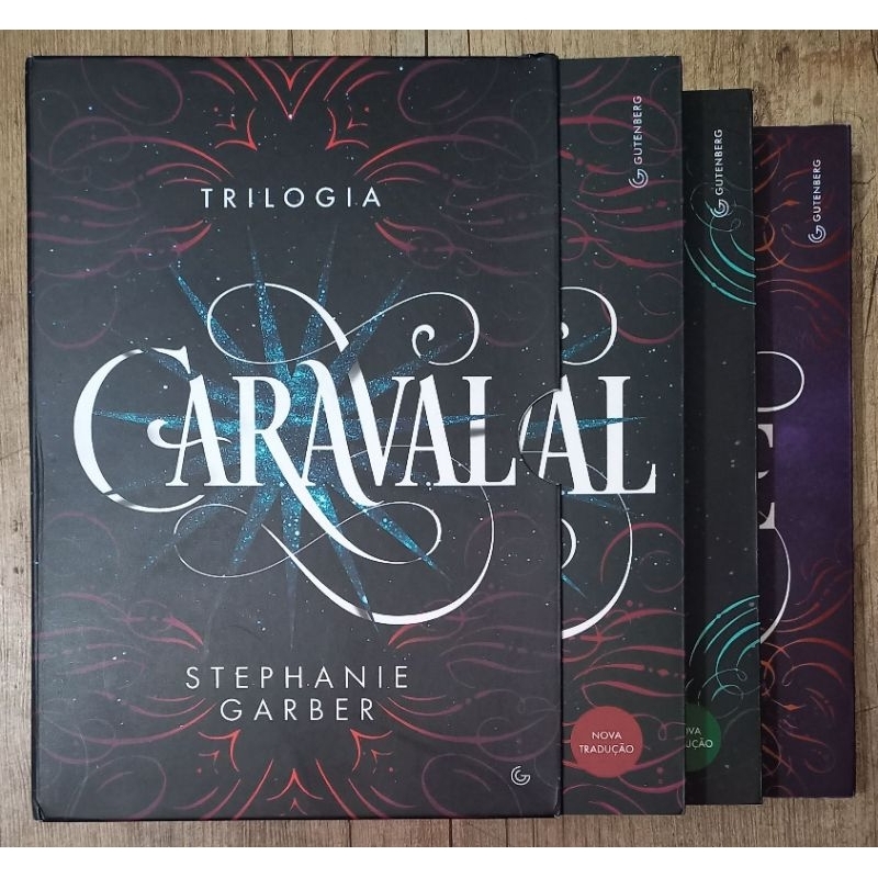 trilogia caraval - box com 3 livros | Shopee Brasil