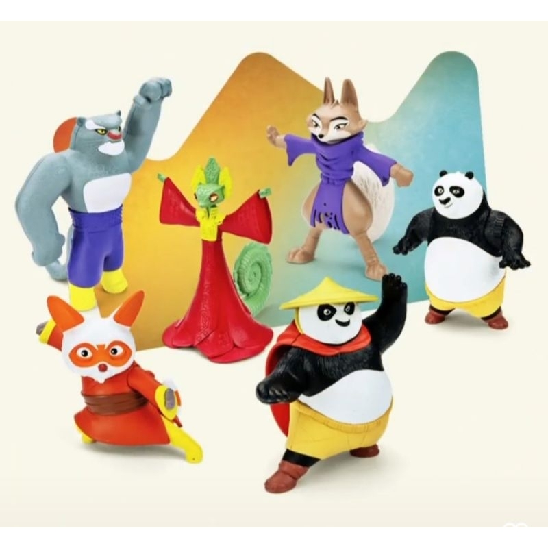 Boneco Kung Fu Panda (unidade) - Oficial BK 2024 | Shopee Brasil