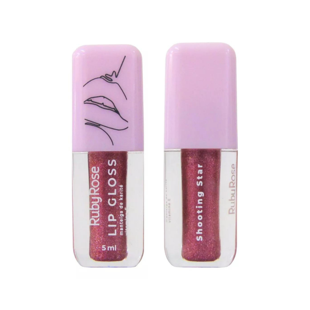 Lip Gloss Ruby Rose Shooting Star 5ml | Shopee Brasil