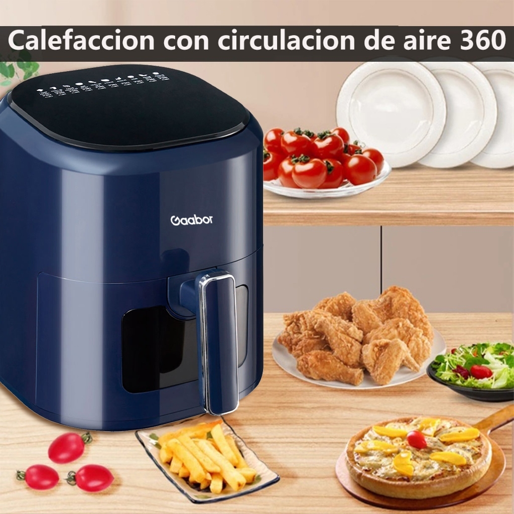 Fritadeira Air Fryer Gaabor Elétrica 4,2L Visor Transparente 127V/220V ...