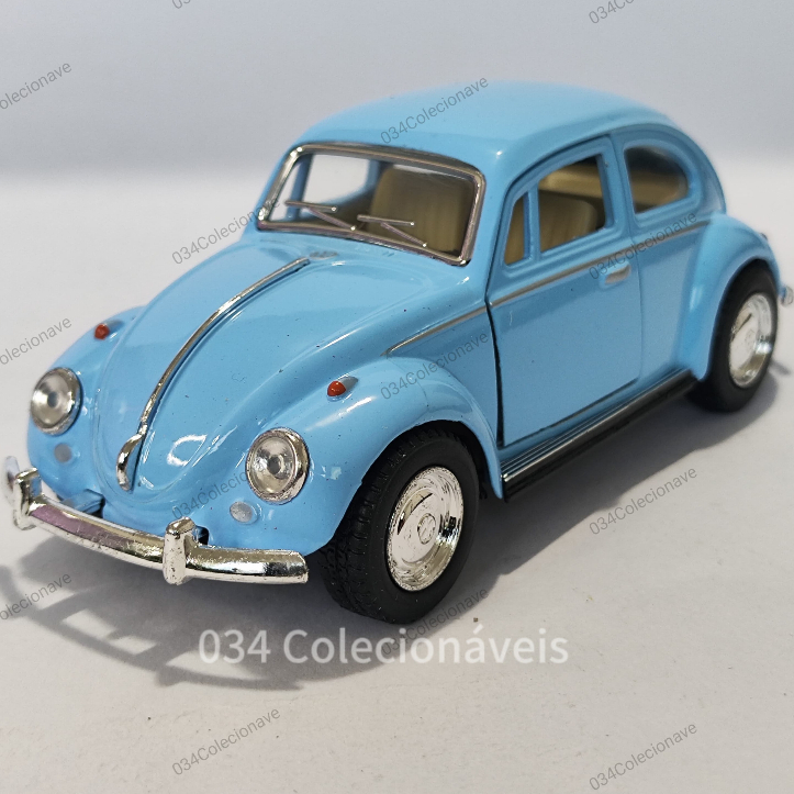 Miniatura Carrinho Fusca 1967 De Ferro 1/32 Abre Portas com Fricção ...